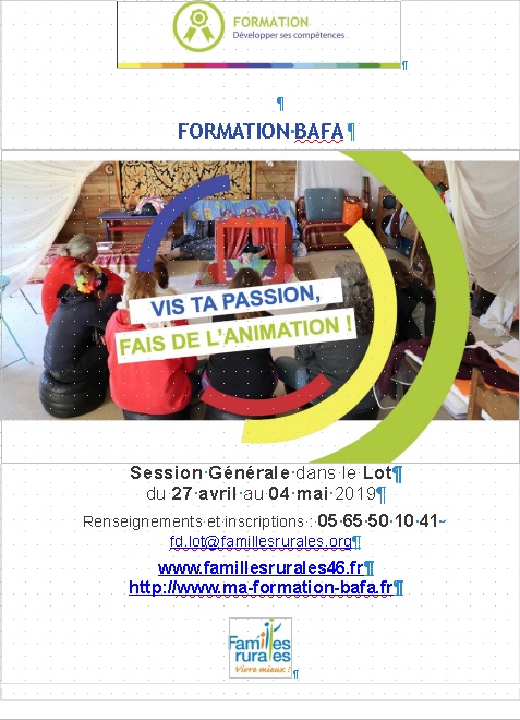 BAFA Base Avril 2019 – Blog des Bourians