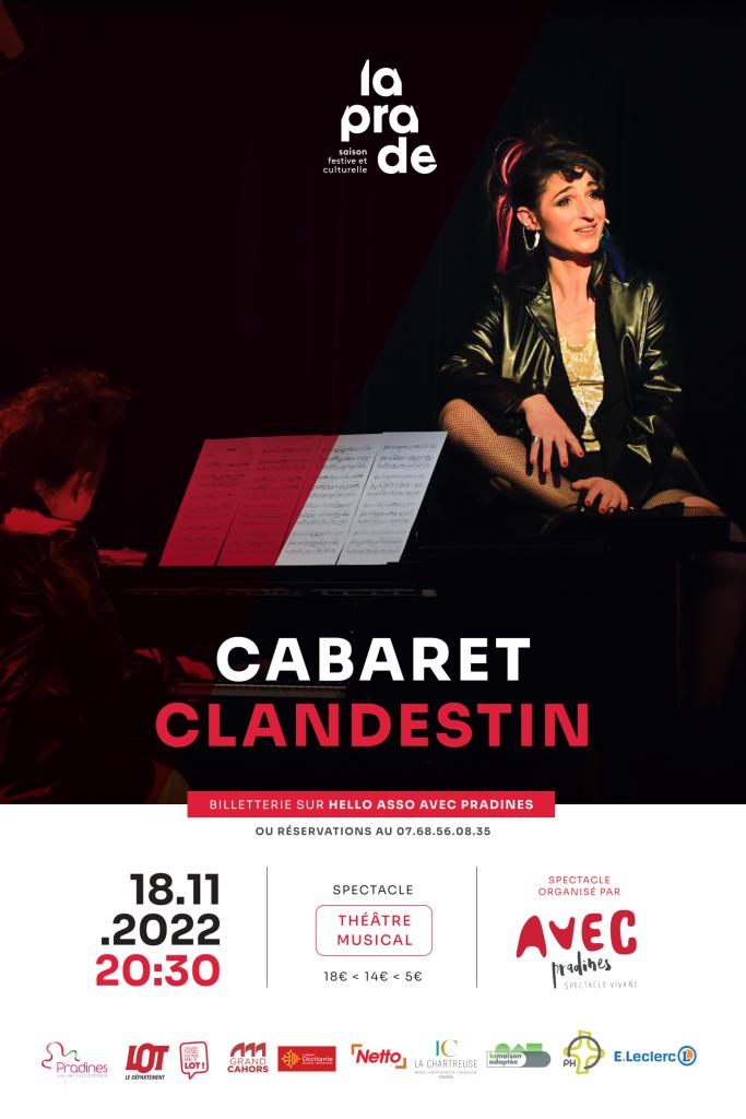 Cabaret clandestin… Un spectacle/cabaret vibrant, fort et émouvant ...